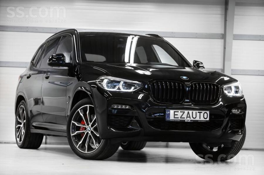 Melns BMW X3 2021 Tukums, ar dzinēja tilpumu 2.00 L un nobraukumu 0 tūkst. km par 34777 €, foto 2 vietnē AUTOMOTO.COM.LV