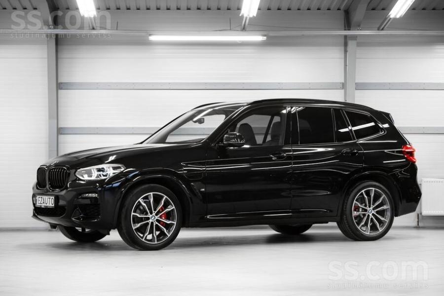 Melns BMW X3 2021 Tukums, ar dzinēja tilpumu 2.00 L un nobraukumu 0 tūkst. km par 34777 €, foto 3 vietnē AUTOMOTO.COM.LV