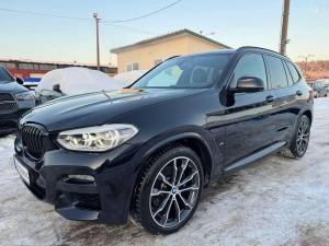 Black BMW X3 2021 in Vilnius, with an engine capacity of 2.00 L and mileage of 206 thousand km for 25700 €, photo  on AUTOMOTO.COM.LV