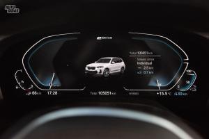 Black BMW X3 2021 in Kaunas, with an engine capacity of 2.00 L and mileage of 105 thousand km for 39741 €, photo 18 on AUTOMOTO.COM.LV