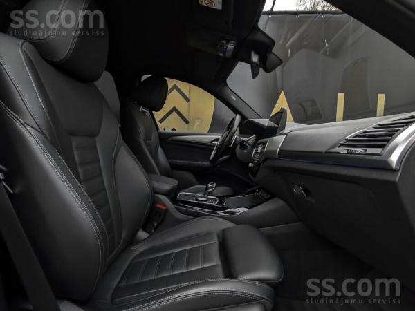 Black BMW X3 2021 in Tukums, with an engine capacity of 2.00 L and mileage of 164 thousand km for 34990 €, photo 7 on AUTOMOTO.COM.LV