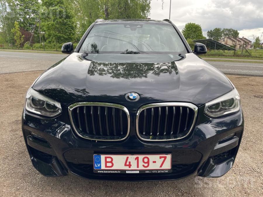 Черный БМВ Х3 2021 в Рига, объемом двигателя 3.00 л и пробегом 145 тыс. км за 23290 €, фото 9 на AUTOMOTO.COM.LV