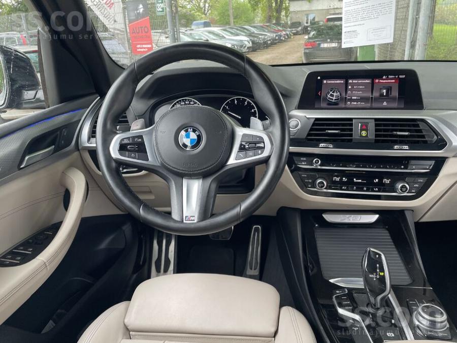 Черный БМВ Х3 2021 в Рига, объемом двигателя 3.00 л и пробегом 145 тыс. км за 23290 €, фото 22 на AUTOMOTO.COM.LV