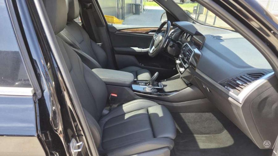 Black BMW X3 2021 in Klaipeda, with an engine capacity of 2.00 L and mileage of 207 thousand km for 19995 €, photo 14 on AUTOMOTO.COM.LV