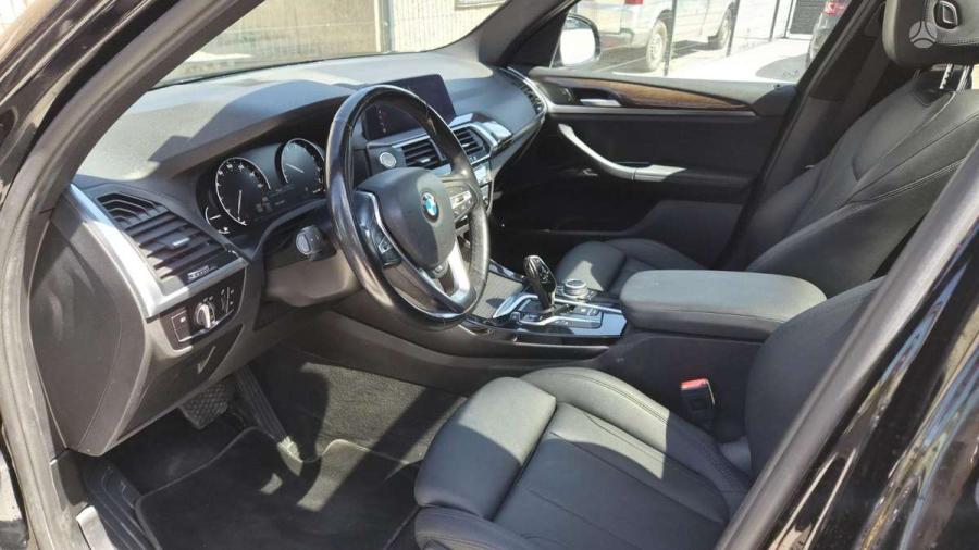 Black BMW X3 2021 in Klaipeda, with an engine capacity of 2.00 L and mileage of 207 thousand km for 19995 €, photo 15 on AUTOMOTO.COM.LV