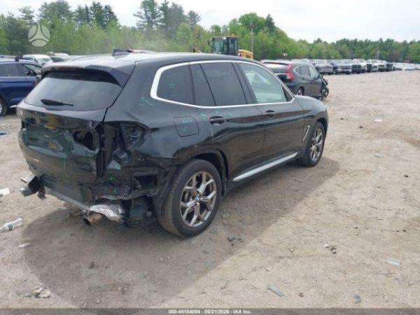 Black BMW X3 2021 in Klaipeda, with an engine capacity of 2.00 L and mileage of 92 thousand km for 13200 €, photo 4 on AUTOMOTO.COM.LV