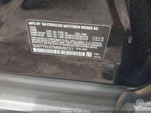 Black BMW X3 2021 in Klaipeda, with an engine capacity of 2.00 L and mileage of 92 thousand km for 13200 €, photo 10 on AUTOMOTO.COM.LV