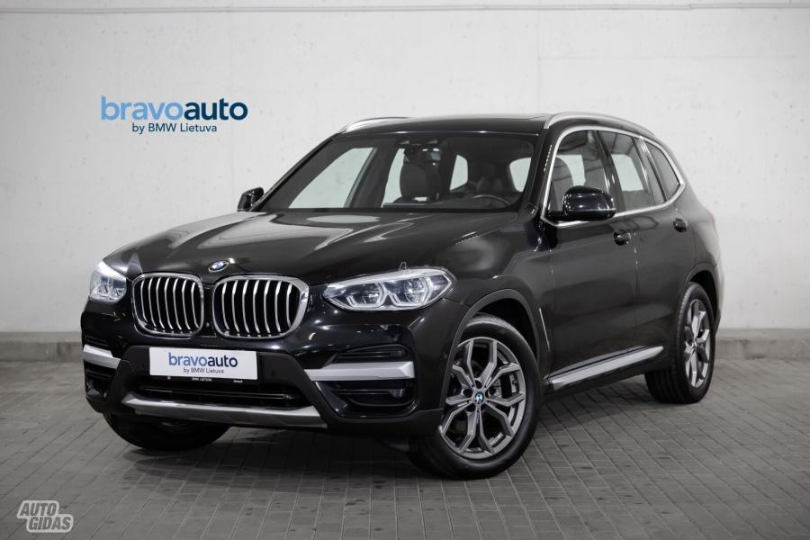 Black BMW X3 2021 in Vilnius, with an engine capacity of 2.00 L and mileage of 188 thousand km for 29991 €, photo 1 on AUTOMOTO.COM.LV
