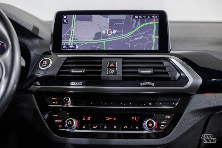 Black BMW X3 2021 in Vilnius, with an engine capacity of 2.00 L and mileage of 188 thousand km for 29991 €, photo 25 on AUTOMOTO.COM.LV