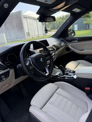 Melns BMW X3 2021 Raseiniai, ar dzinēja tilpumu 2.00 L un nobraukumu 53 tūkst. km par 27777 €, foto 9 vietnē AUTOMOTO.COM.LV