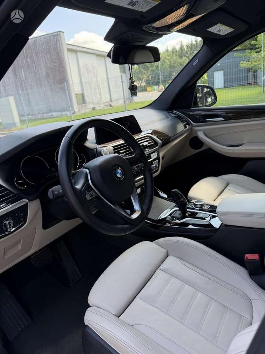 Melns BMW X3 2021 Raseiniai, ar dzinēja tilpumu 2.00 L un nobraukumu 53 tūkst. km par 27777 €, foto 9 vietnē AUTOMOTO.COM.LV