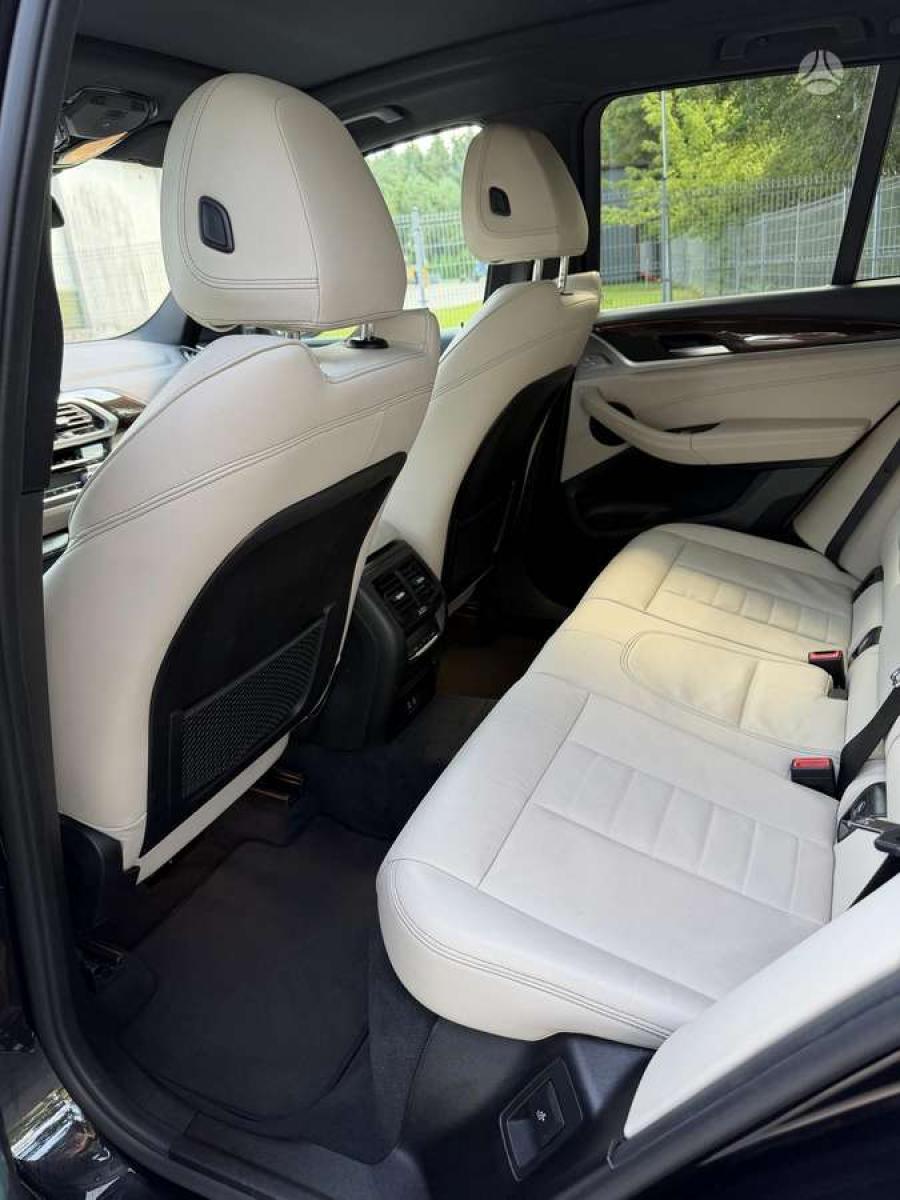 Melns BMW X3 2021 Raseiniai, ar dzinēja tilpumu 2.00 L un nobraukumu 53 tūkst. km par 27777 €, foto 11 vietnē AUTOMOTO.COM.LV