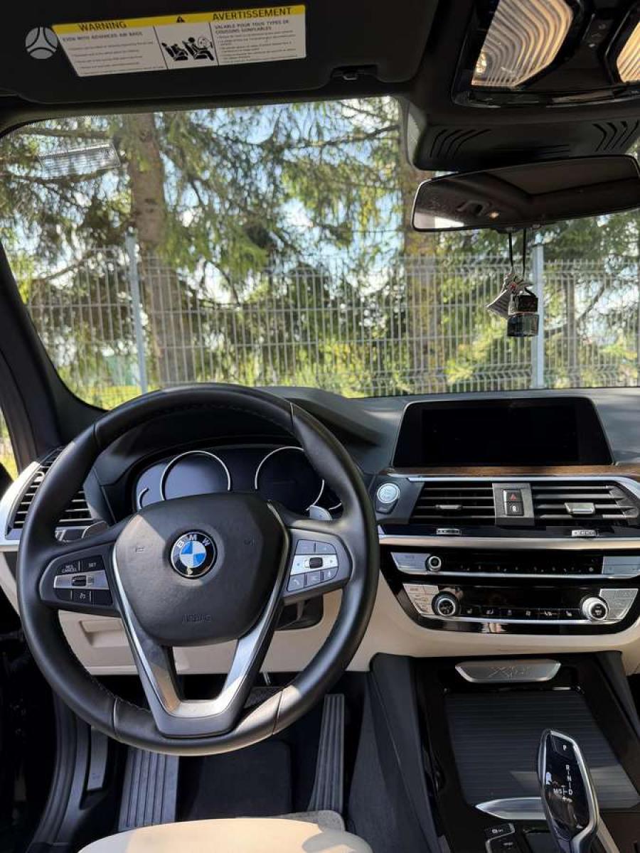 Melns BMW X3 2021 Raseiniai, ar dzinēja tilpumu 2.00 L un nobraukumu 53 tūkst. km par 27777 €, foto 13 vietnē AUTOMOTO.COM.LV