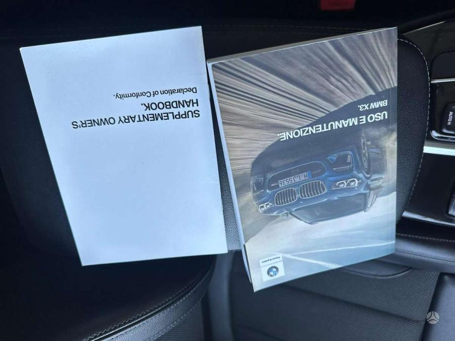 Melns BMW X3 2021 Viļņa, ar dzinēja tilpumu 2.00 L un nobraukumu 157 tūkst. km par 23950 €, foto 27 vietnē AUTOMOTO.COM.LV