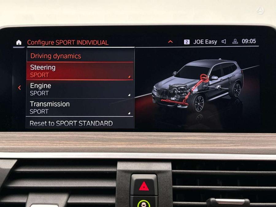 Melns BMW X3 2021 Kauņa, ar dzinēja tilpumu 2.00 L un nobraukumu 187 tūkst. km par 26850 €, foto 20 vietnē AUTOMOTO.COM.LV