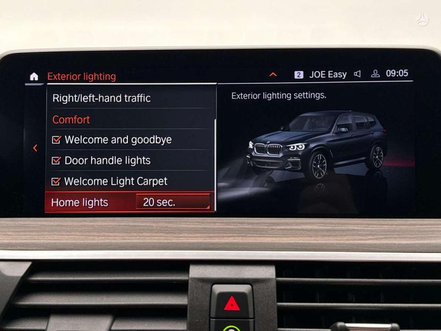 Melns BMW X3 2021 Kauņa, ar dzinēja tilpumu 2.00 L un nobraukumu 187 tūkst. km par 26850 €, foto 23 vietnē AUTOMOTO.COM.LV
