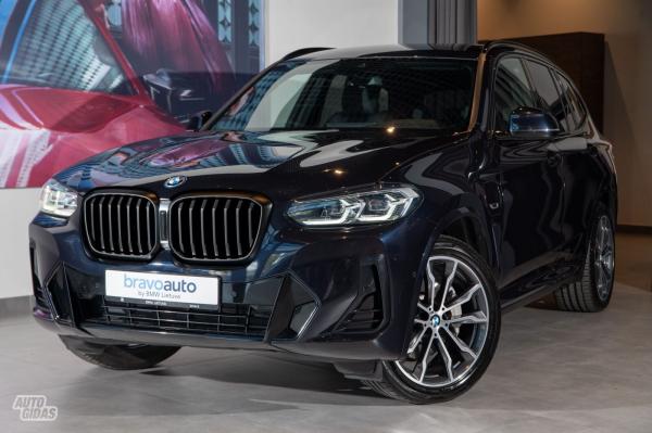 Melns BMW X3 2021 Kauņa, ar dzinēja tilpumu 2.00 L un nobraukumu 97 tūkst. km par 40772 €, foto  vietnē AUTOMOTO.COM.LV