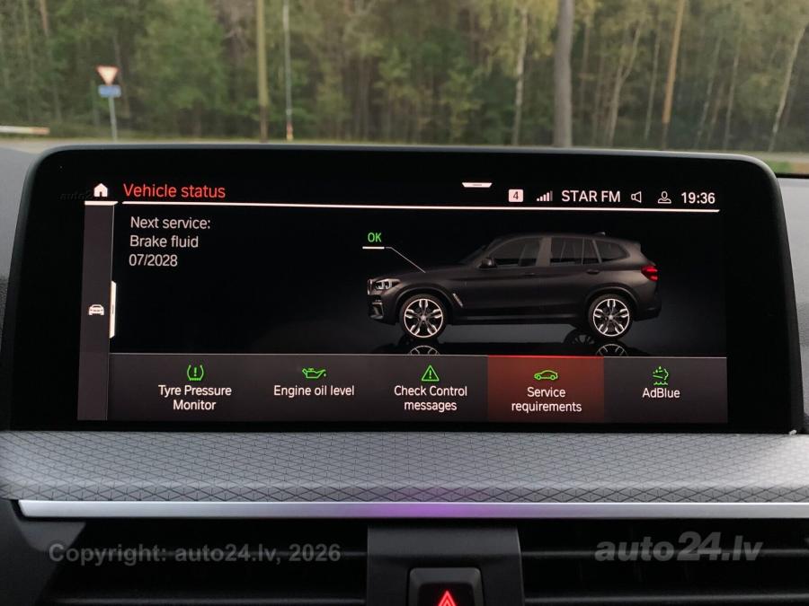 Melns BMW X3 2021 Tallina, ar dzinēja tilpumu 3.00 L un nobraukumu 147 tūkst. km par 34900 €, foto 24 vietnē AUTOMOTO.COM.LV