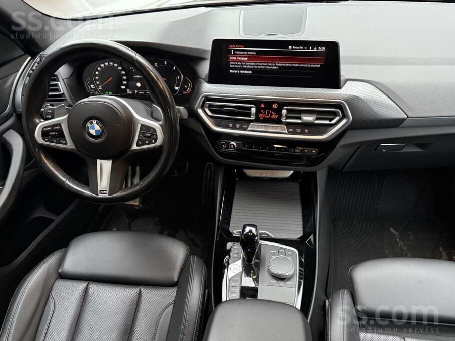 Black BMW X3 2022 in Riga, with an engine capacity of 3.00 L and mileage of 134 thousand km for 33999 €, photo 15 on AUTOMOTO.COM.LV