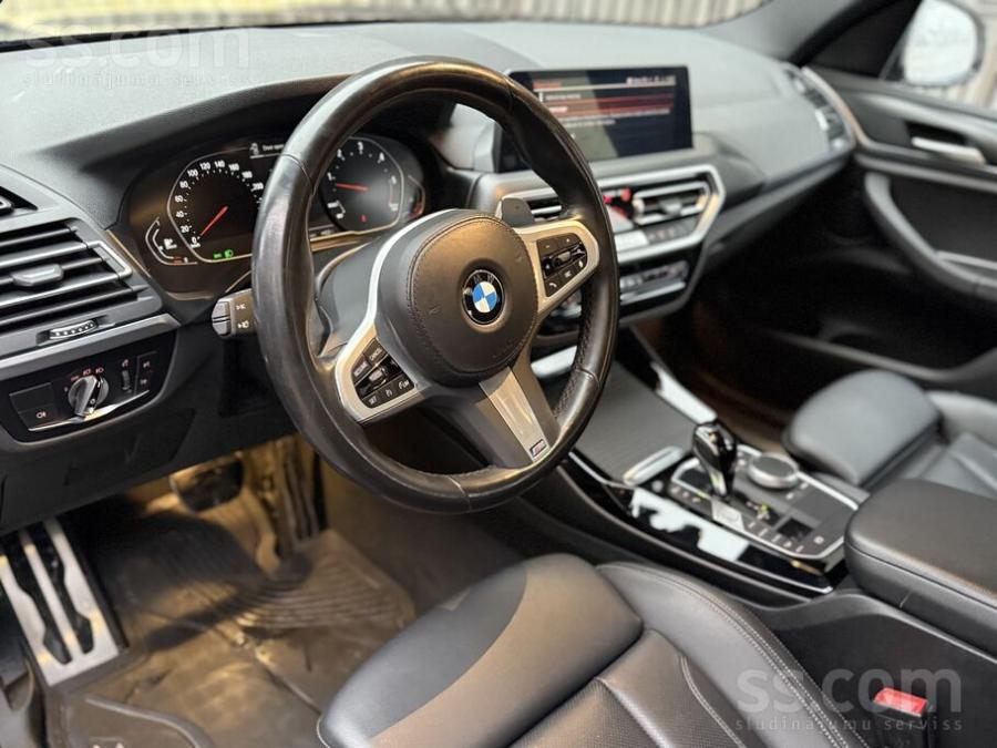 Black BMW X3 2022 in Riga, with an engine capacity of 3.00 L and mileage of 134 thousand km for 33999 €, photo 20 on AUTOMOTO.COM.LV