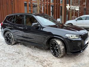 Black BMW X3 2022 in Kaunas, with an engine capacity of 2.00 L and mileage of 75 thousand km for 32500 €, photo 2 on AUTOMOTO.COM.LV