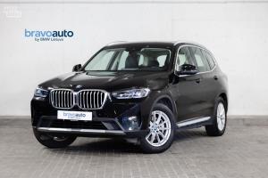 Black BMW X3 2022 in Vilnius, with an engine capacity of 2.00 L and mileage of 106 thousand km for 39985 €, photo  on AUTOMOTO.COM.LV