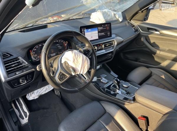 Black BMW X3 2022 in Radviliskis, with an engine capacity of 3.00 L and mileage of 58 thousand km for 17000 €, photo 9 on AUTOMOTO.COM.LV