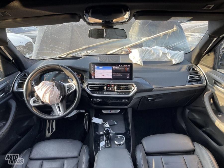 Black BMW X3 2022 in Radviliskis, with an engine capacity of 3.00 L and mileage of 58 thousand km for 17000 €, photo 11 on AUTOMOTO.COM.LV