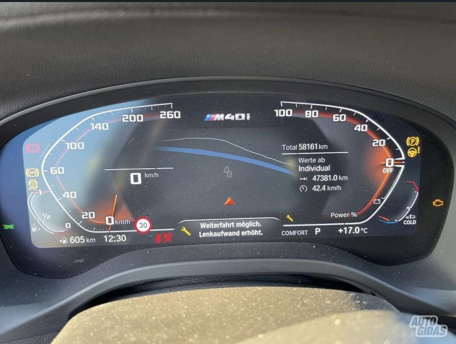 Black BMW X3 2022 in Radviliskis, with an engine capacity of 3.00 L and mileage of 58 thousand km for 17000 €, photo 13 on AUTOMOTO.COM.LV