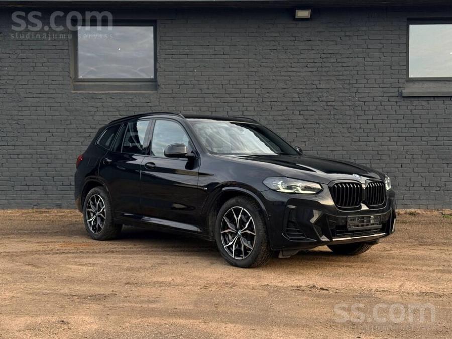 Melns BMW X3 2022 Daugavpils, ar dzinēja tilpumu 2.00 L un nobraukumu 48 tūkst. km par 36800 €, foto 3 vietnē AUTOMOTO.COM.LV