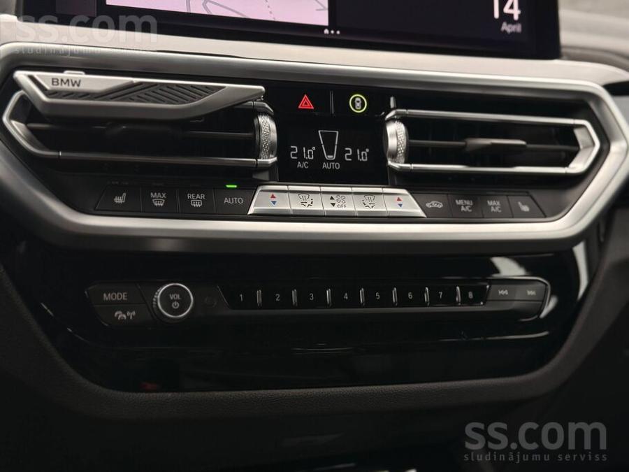 Melns BMW X3 2022 Daugavpils, ar dzinēja tilpumu 2.00 L un nobraukumu 48 tūkst. km par 36800 €, foto 11 vietnē AUTOMOTO.COM.LV