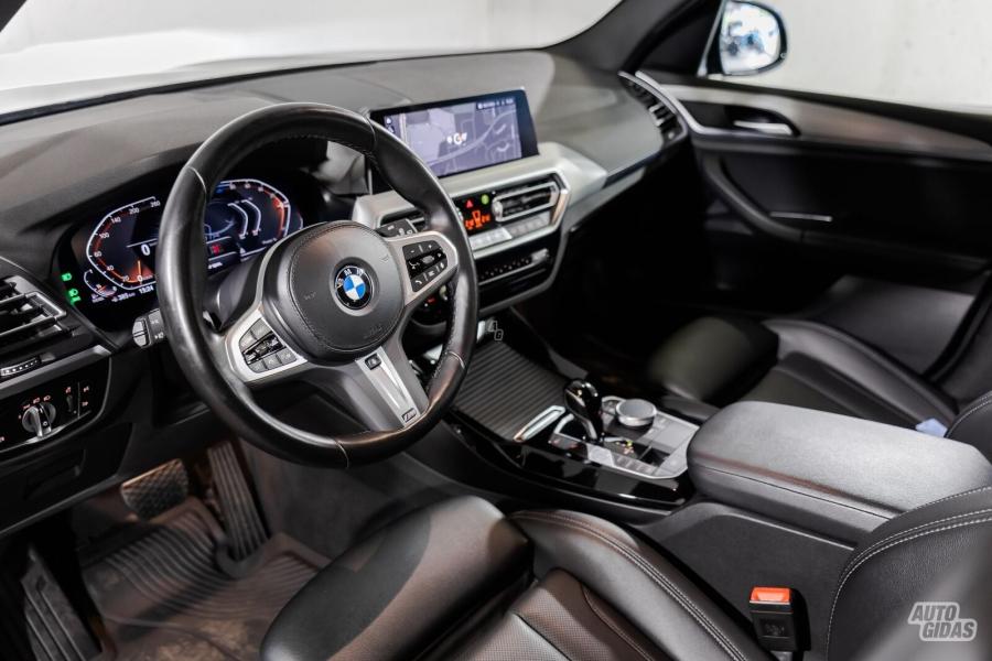Melns BMW X3 2022 Viļņa, ar dzinēja tilpumu 2.00 L un nobraukumu 150 tūkst. km par 35491 €, foto 12 vietnē AUTOMOTO.COM.LV