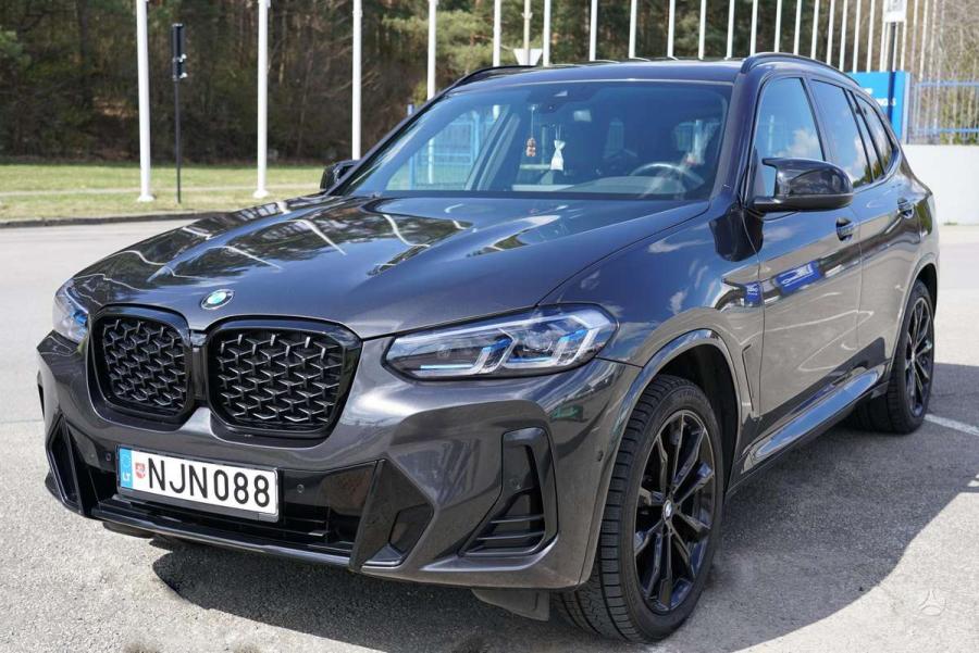 Melns BMW X3 2022 Viļņa, ar dzinēja tilpumu 2.00 L un nobraukumu 50 tūkst. km par 36000 €, foto 1 vietnē AUTOMOTO.COM.LV
