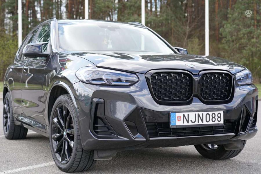 Melns BMW X3 2022 Viļņa, ar dzinēja tilpumu 2.00 L un nobraukumu 50 tūkst. km par 36000 €, foto 3 vietnē AUTOMOTO.COM.LV