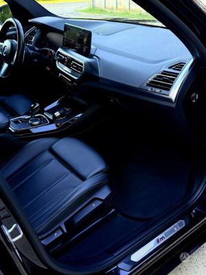 Melns BMW X3 2022 Kauņa, ar dzinēja tilpumu 2.99 L un nobraukumu 143 tūkst. km par 31500 €, foto 13 vietnē AUTOMOTO.COM.LV