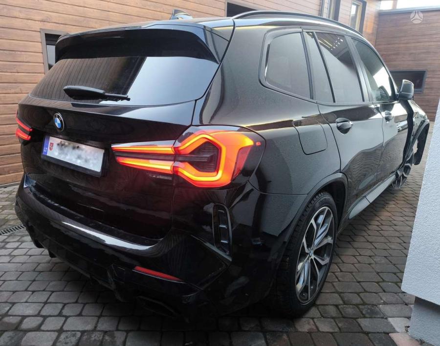 Melns BMW X3 2022 Šauļi, ar dzinēja tilpumu 2.00 L un nobraukumu 62 tūkst. km par 16900 €, foto 5 vietnē AUTOMOTO.COM.LV