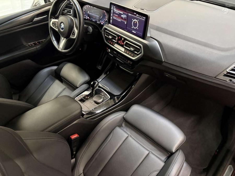 Melns BMW X3 2022 Viļņa, ar dzinēja tilpumu 2.00 L un nobraukumu 122 tūkst. km par 34500 €, foto 15 vietnē AUTOMOTO.COM.LV