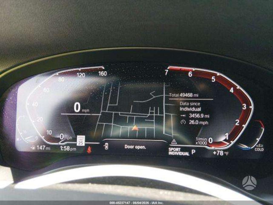 Melns BMW X3 2022 Klaipėda, ar dzinēja tilpumu 2.00 L un nobraukumu 80 tūkst. km par 16500 €, foto 8 vietnē AUTOMOTO.COM.LV