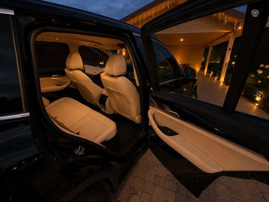 Melns BMW X3 2022 Vievis, ar dzinēja tilpumu 2.00 L un nobraukumu 42 tūkst. km par 35900 €, foto 15 vietnē AUTOMOTO.COM.LV