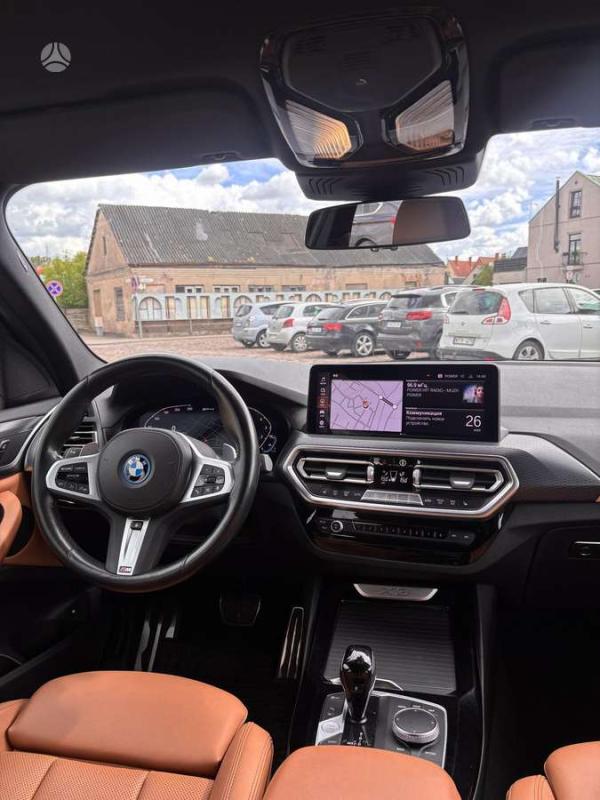 Black BMW X3 2022 in Kedainiai, with an engine capacity of 2.00 L and mileage of 93 thousand km for 31650 €, photo 11 on AUTOMOTO.COM.LV