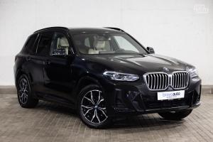 Black BMW X3 2022 in Vilnius, with an engine capacity of 2.00 L and mileage of 161 thousand km for 33991 €, photo 6 on AUTOMOTO.COM.LV