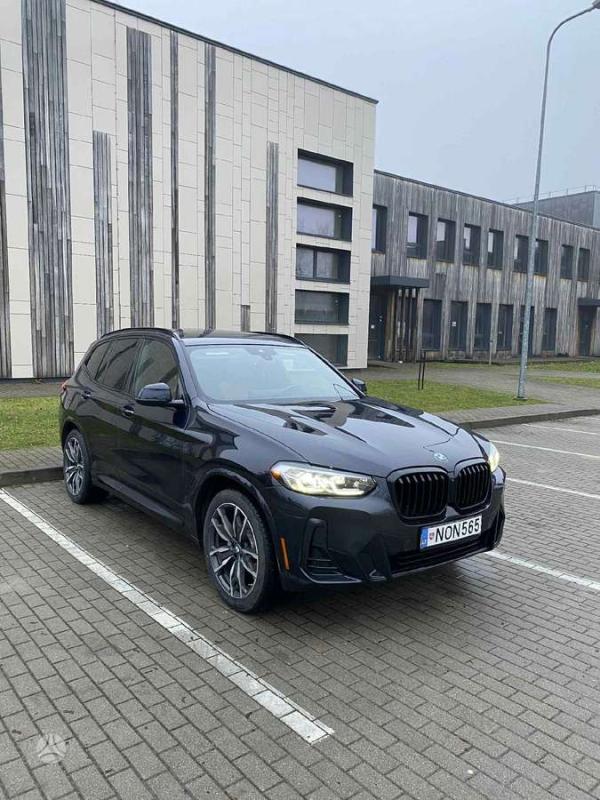 Black BMW X3 2023 in Taurage, with an engine capacity of 2.00 L and mileage of 118 thousand km for 30500 €, photo 1 on AUTOMOTO.COM.LV