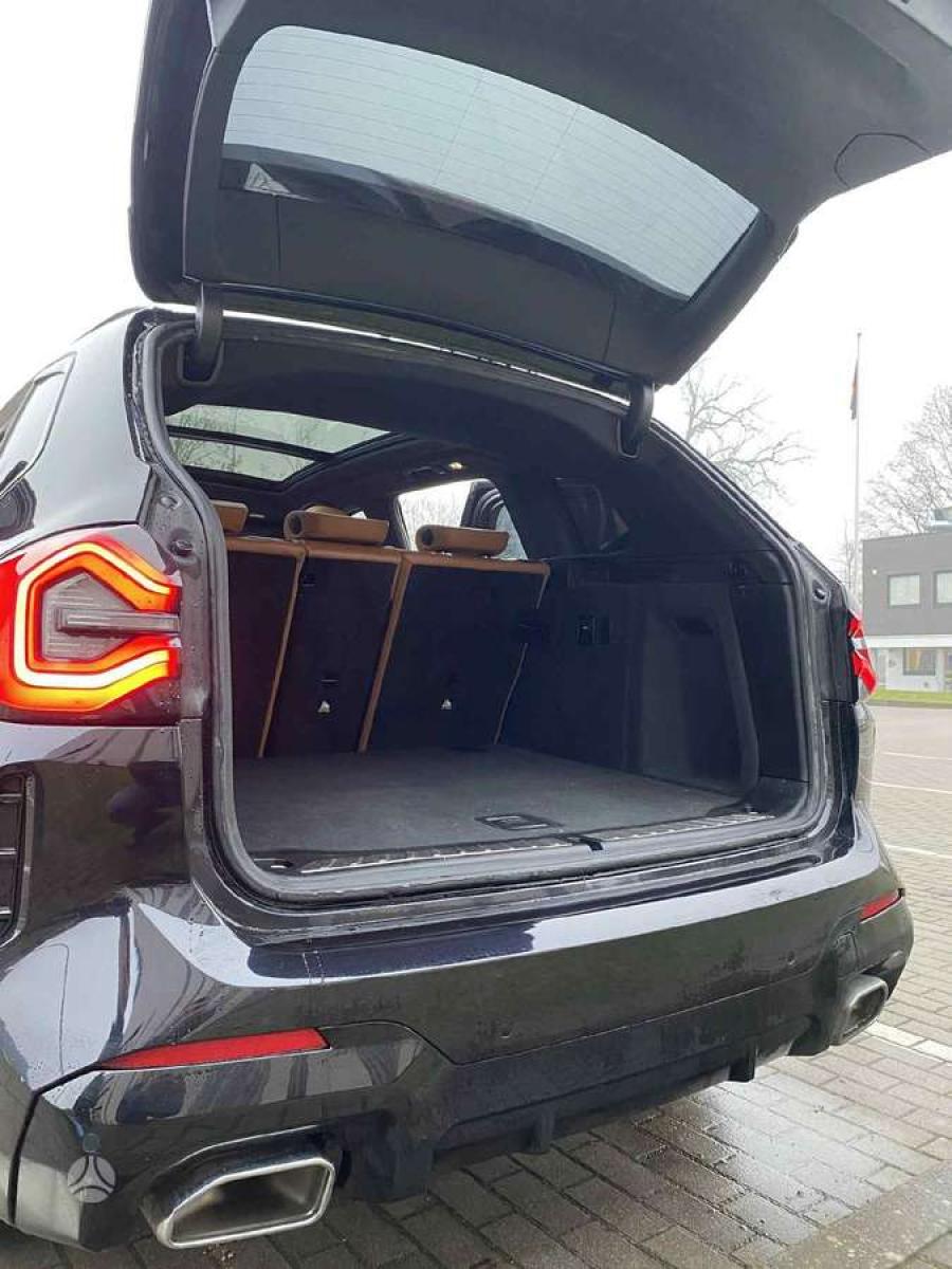 Black BMW X3 2023 in Taurage, with an engine capacity of 2.00 L and mileage of 118 thousand km for 30500 €, photo 15 on AUTOMOTO.COM.LV