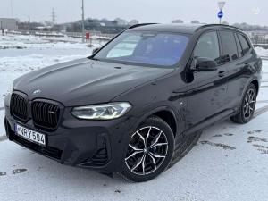 Black BMW X3 2023 in Vilnius, with an engine capacity of 2.99 L and mileage of 77 thousand km for 41899 €, photo  on AUTOMOTO.COM.LV