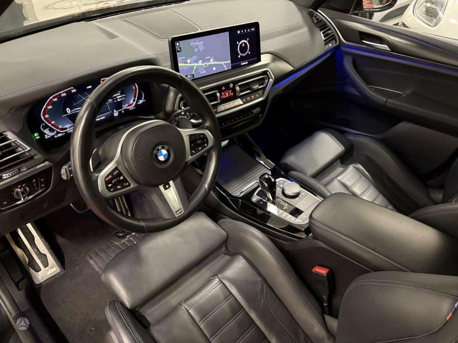 Melns BMW X3 2023 Viļņa, ar dzinēja tilpumu 2.99 L un nobraukumu 84 tūkst. km par 43490 €, foto 11 vietnē AUTOMOTO.COM.LV