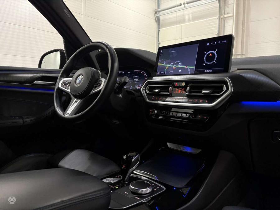 Melns BMW X3 2023 Viļņa, ar dzinēja tilpumu 2.99 L un nobraukumu 84 tūkst. km par 43490 €, foto 18 vietnē AUTOMOTO.COM.LV