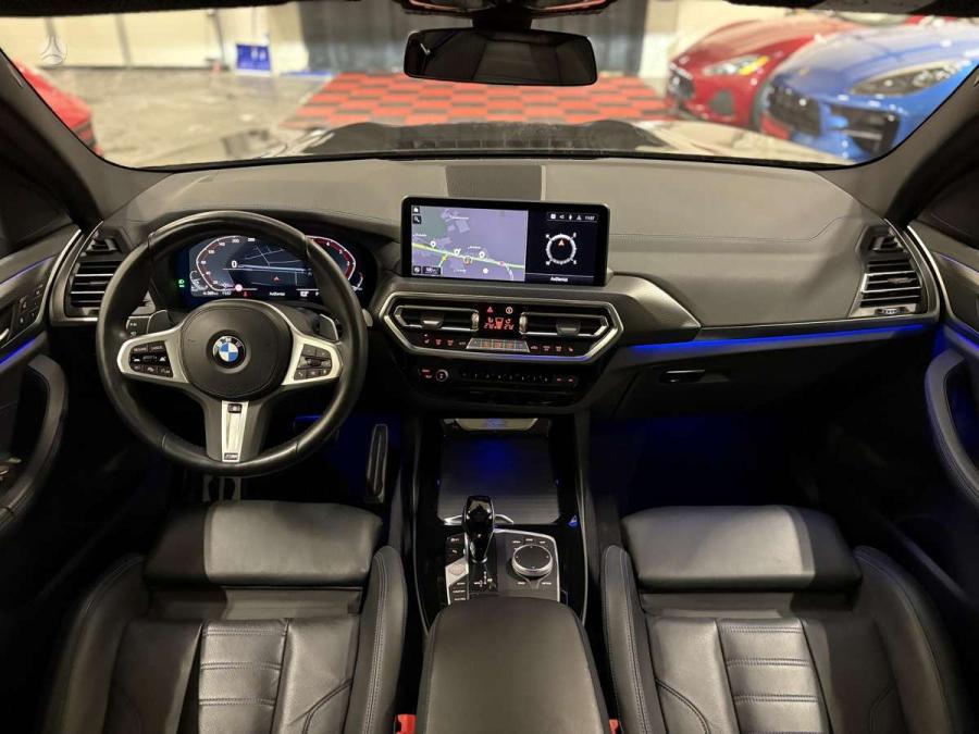 Melns BMW X3 2023 Viļņa, ar dzinēja tilpumu 2.99 L un nobraukumu 84 tūkst. km par 43490 €, foto 19 vietnē AUTOMOTO.COM.LV