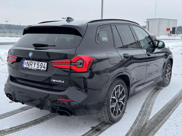 Black BMW X3 2023 in Vilnius, with an engine capacity of 2.99 L and mileage of 78 thousand km for 41799 €, photo 5 on AUTOMOTO.COM.LV