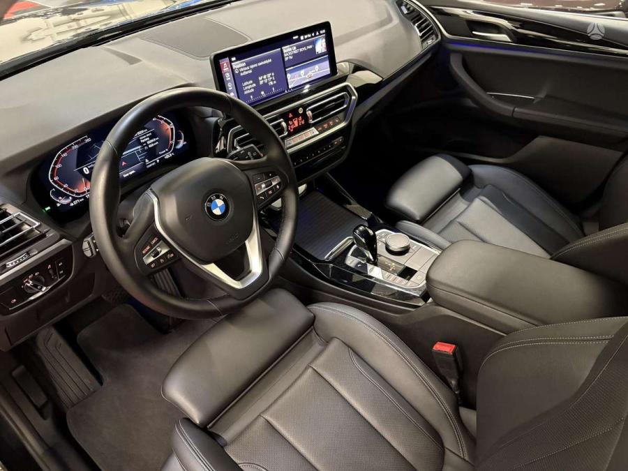 Melns BMW X3 2023 Viļņa, ar dzinēja tilpumu 2.00 L un nobraukumu 55 tūkst. km par 39990 €, foto 12 vietnē AUTOMOTO.COM.LV