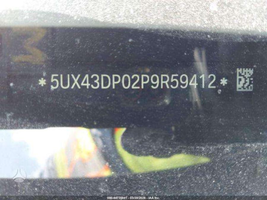 Black BMW X3 2023 in Klaipeda, with an engine capacity of 2.00 L and mileage of 42 thousand km for 12900 €, photo 10 on AUTOMOTO.COM.LV